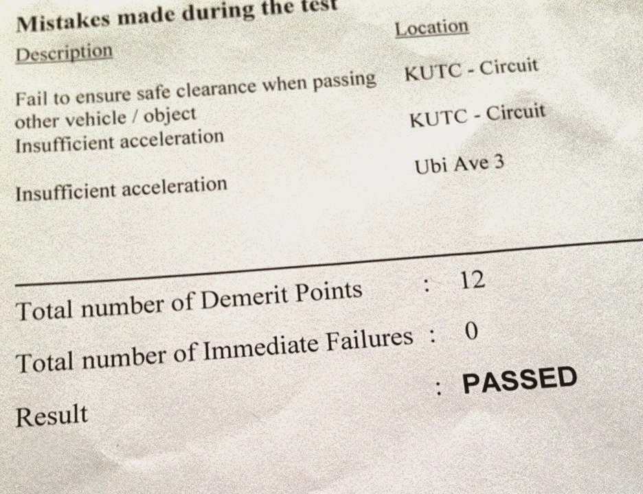 All Out and About: My Driving Experience @ CDC Ubi